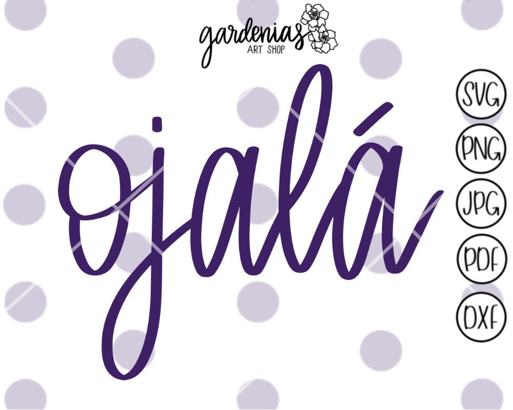 Ojala SVG Cut File – Gardenias Art Shop