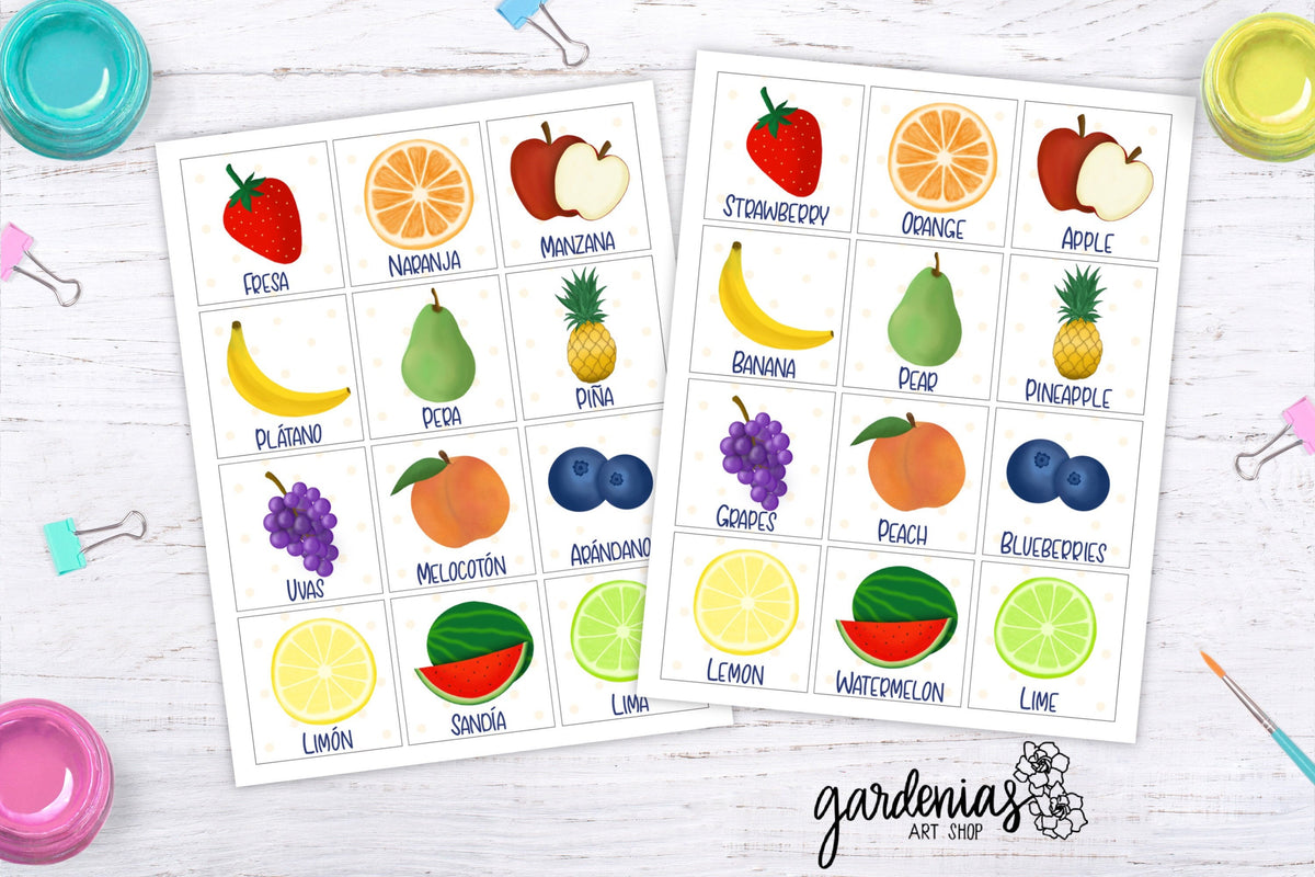 Fruit Matching Game – Gardenias Art Shop